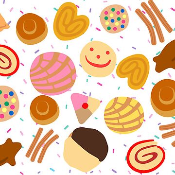 "Pan Dulce, Mexican Sweet Bread, Sprinkles" Sticker for Sale by ...