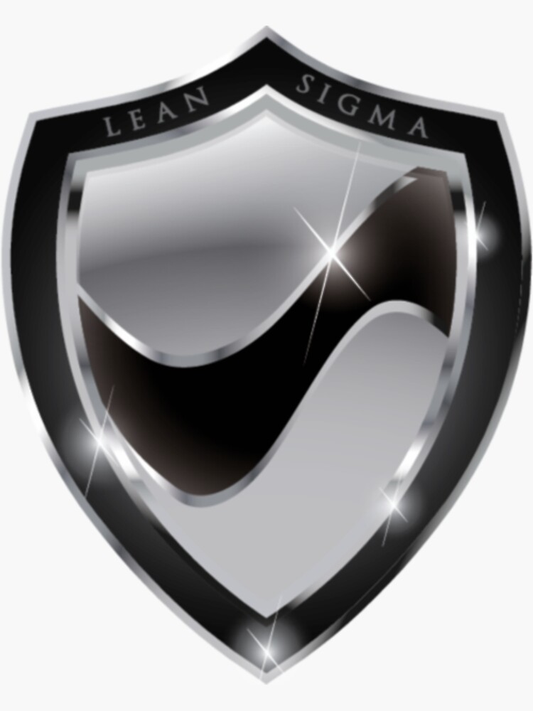 "Lean six sigmaa black belt certified" Sticker for Sale by ChuMenaf ...