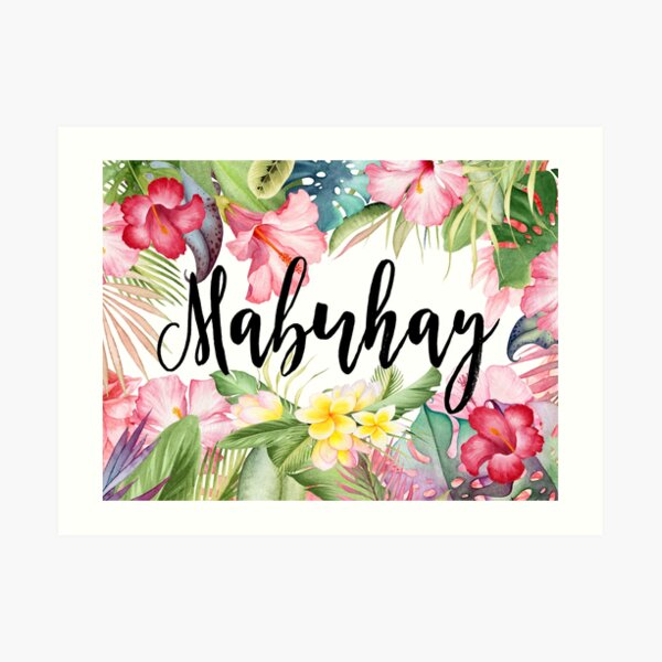 "Mabuhay" Art Print by pilipinosticker | Redbubble
