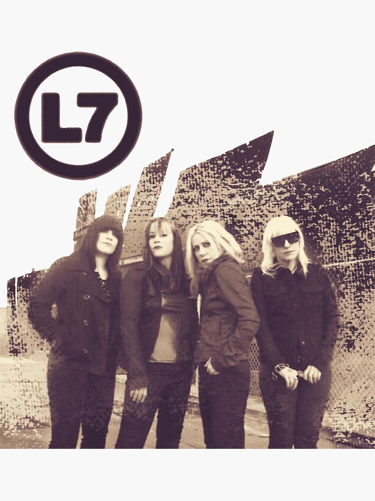 "L7 BAND" Sticker for Sale by RudyWals | Redbubble