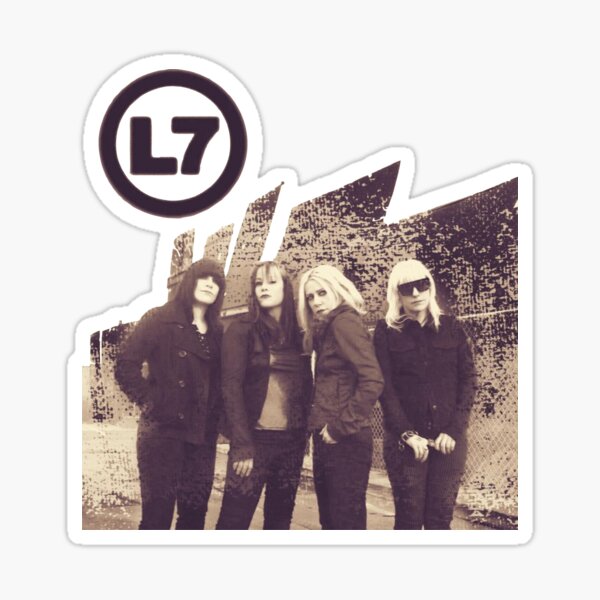 "L7 BAND" Sticker for Sale by RudyWals | Redbubble