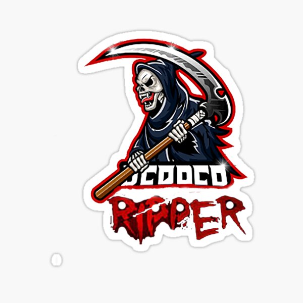 "ripper" Sticker for Sale by ARIALE | Redbubble