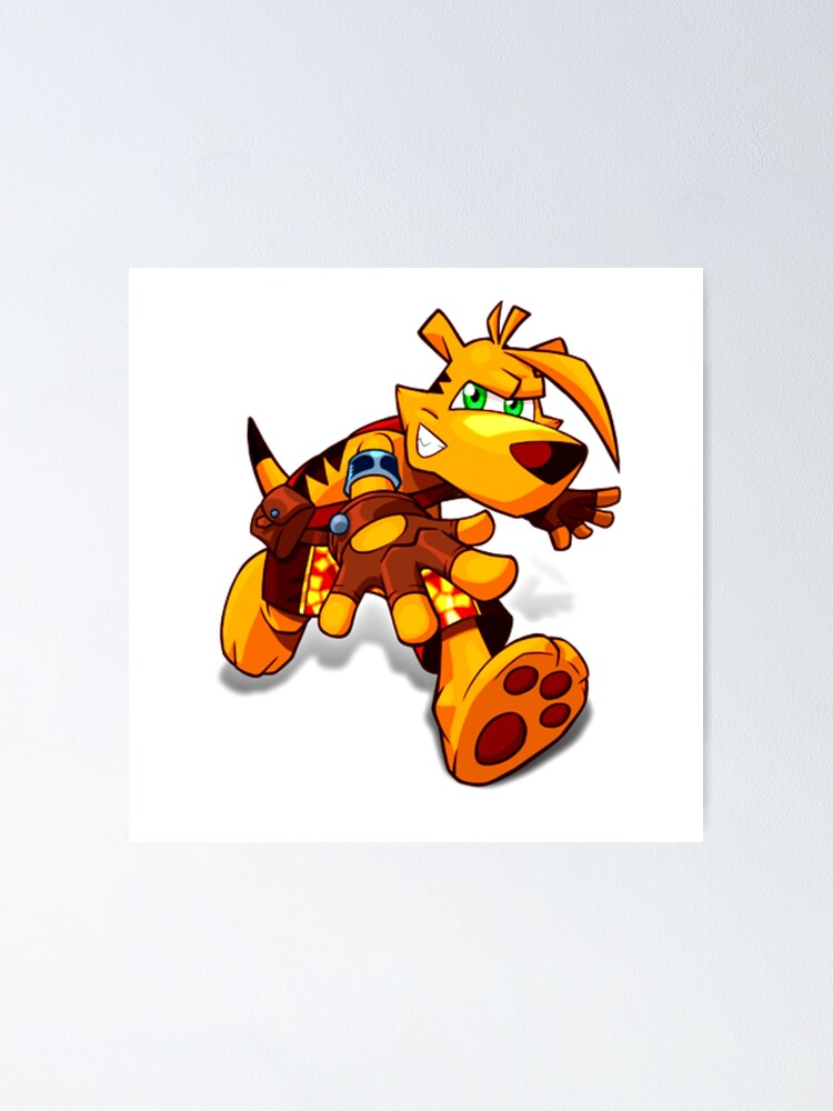 "Ty the tasmanian tiger " Poster for Sale by SOPHIA-AR | Redbubble