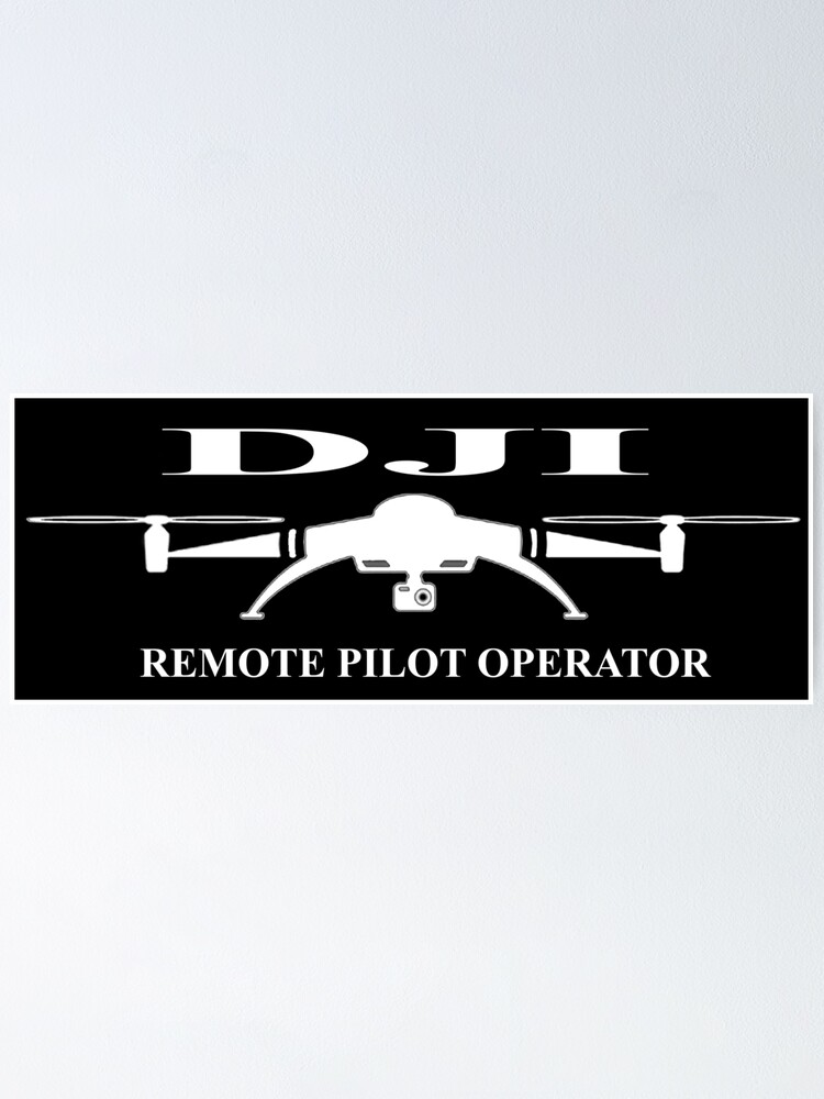 "DRONE DJI" Poster by ArtbyLeclerc | Redbubble