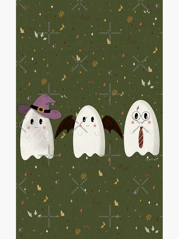 "Ghost trio, dressed up for halloween" Poster for Sale by madamemorgane ...