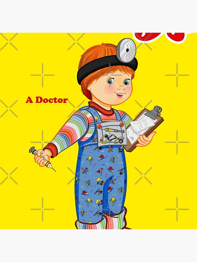 "Good Guys - Doctor - Child's Play - Chucky" Clock by RG-Love | Redbubble