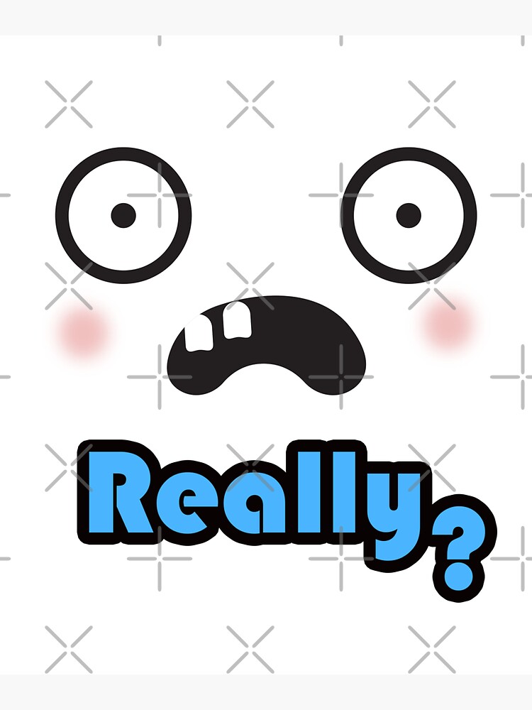 "Really emoji" Sticker for Sale by LetsShopping786 | Redbubble