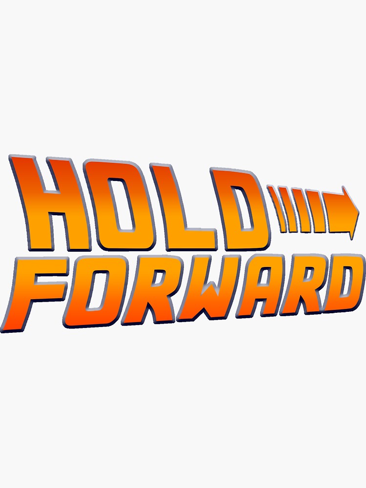 "[OLD LOGO] Hold Forward Logo (Orange)" Sticker for Sale by HoldForward ...