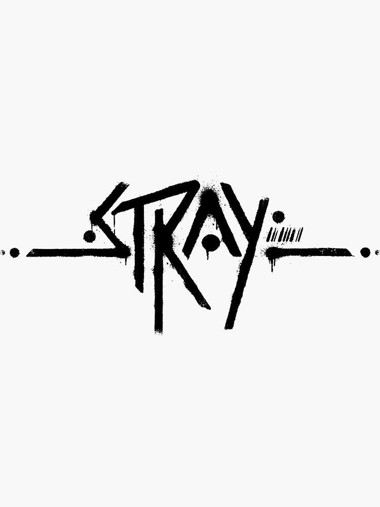 "Stray Game Logo" Sticker for Sale by CreativeRain | Redbubble