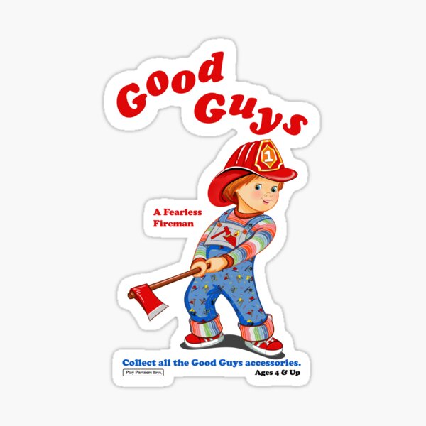 Pegatina «Good Guys - Fireman - Juego de niños - Chucky» de RG-Love ...