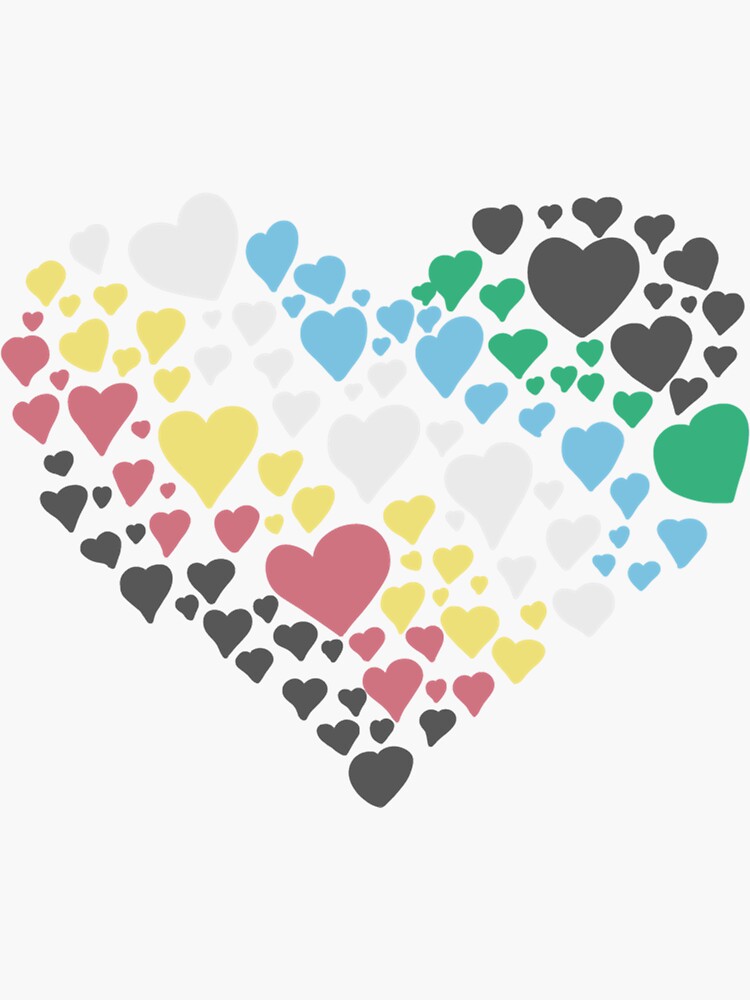 "Disability pride flag heart " Sticker for Sale by Neurocreatives ...