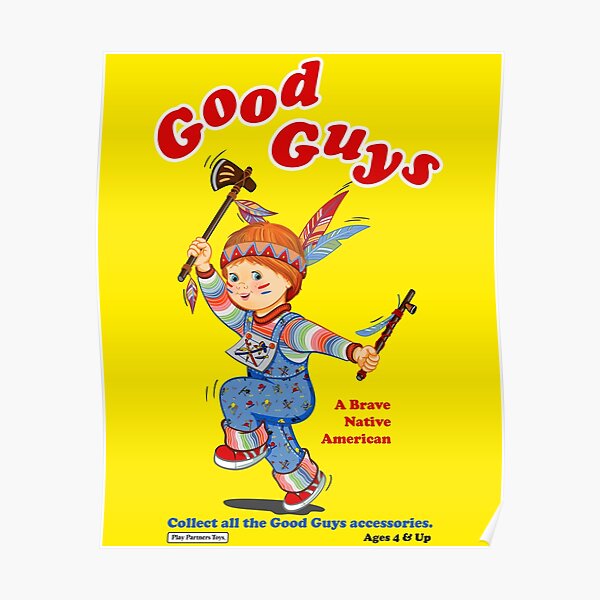 Póster «Good Guys - Native American - Juego de niños - Chucky» de RG ...