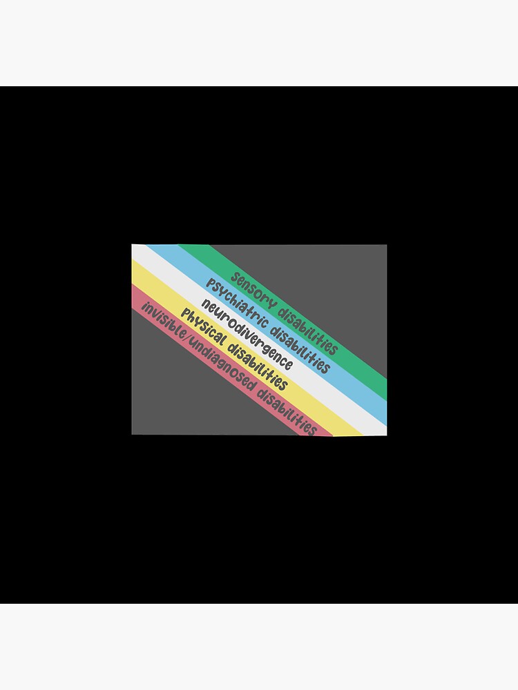 "Disability pride flag" Pin for Sale by Neurocreatives | Redbubble