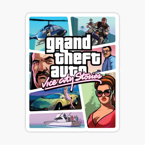 "Grand Theft Auto Vice City Stories" Sticker for Sale by MilaBuchko ...