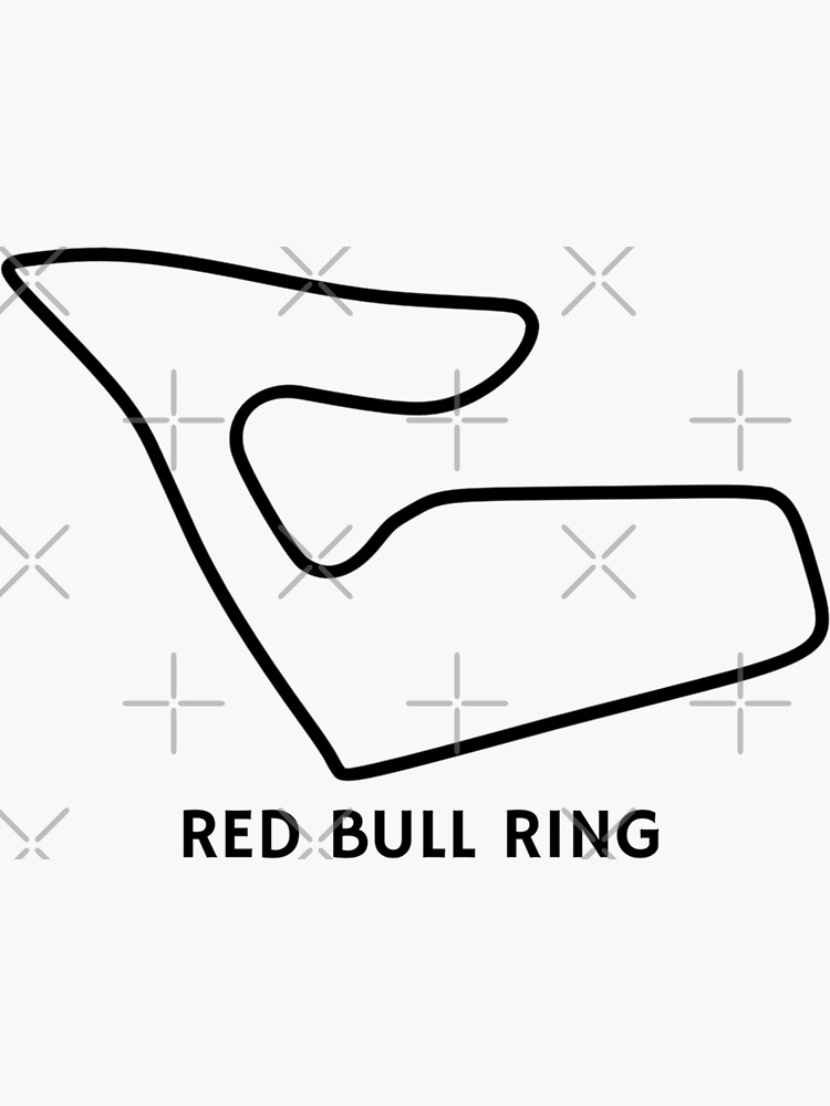 "Red Bull Ring, Austria F1 Circuit" Sticker for Sale by HuGoDesignZ ...