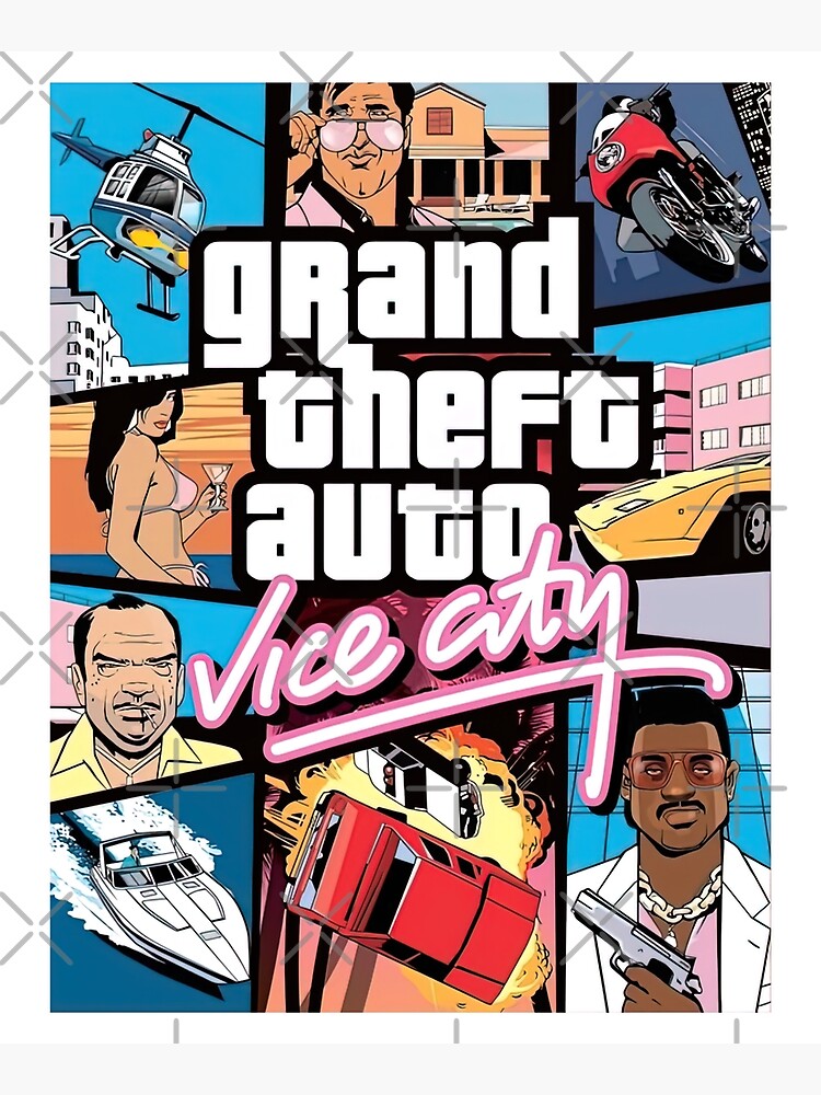 "Grand Theft Auto Vice City" Poster von MilaBuchko | Redbubble