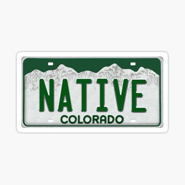 Colorado Native Stickers | Redbubble