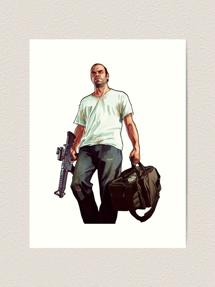 Gta V Trevor Philips Grand Theft Auto V Art Print For Sale By