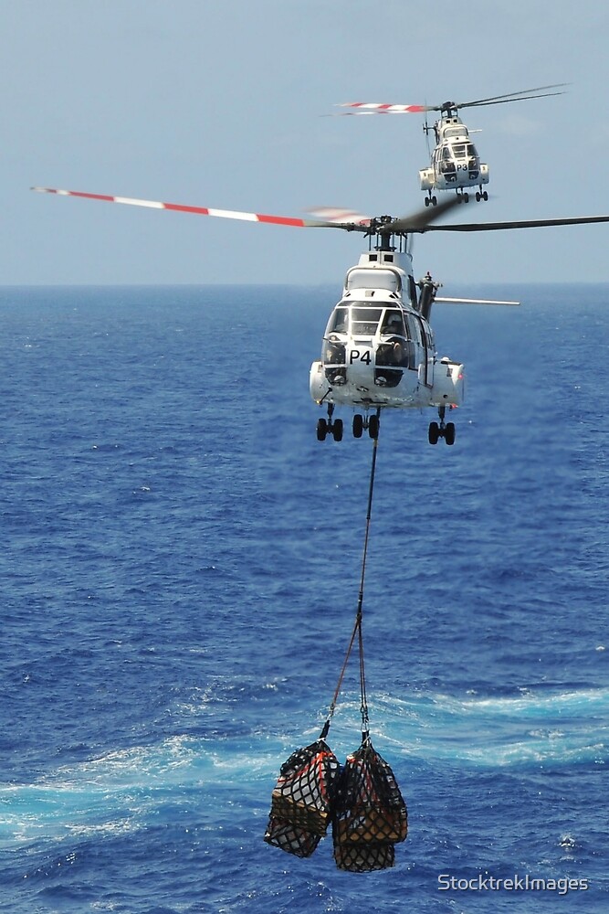 "Two SA-330 Puma helicopters deliver pallets." by StocktrekImages ...
