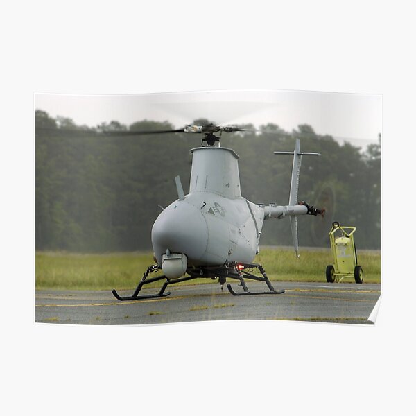 "A RQ-8A Fire Scout unmanned aerial vehicle." Poster by StocktrekImages ...