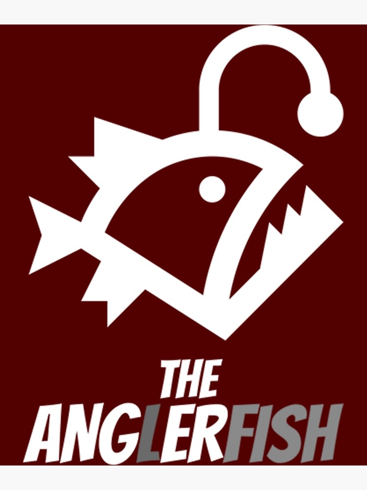 Póster «Anglerfish - Edición de líneas pesadas de Anger Fish» de ...