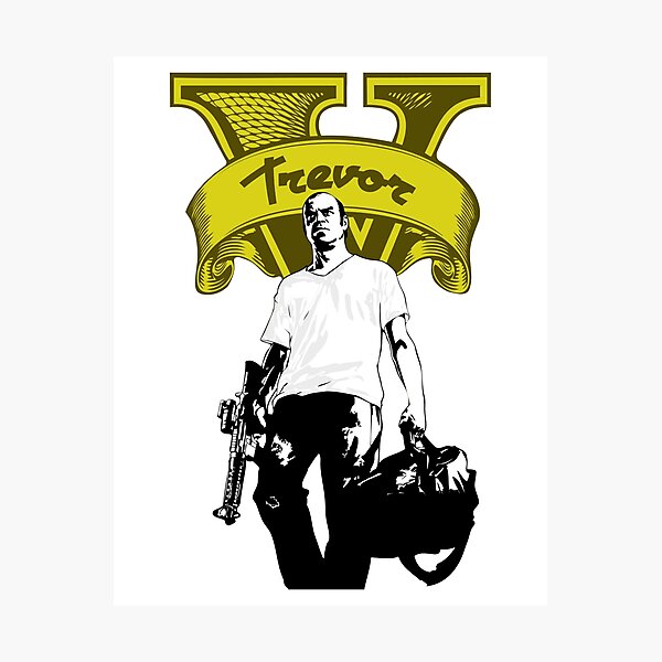 "GTA V Trevor – Trevor Philips Grand Theft Auto V" Fotodruck von ...