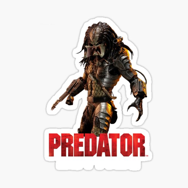 "Predator - Anytime" Sticker for Sale by The80sguy | Redbubble