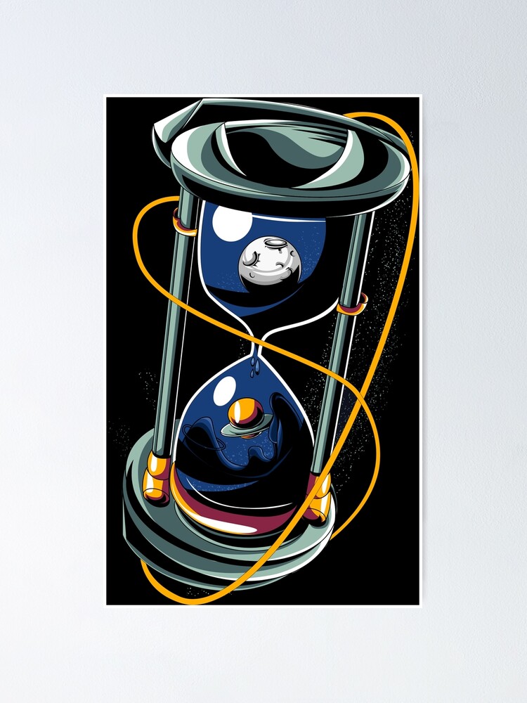 "Hourglass Timer" Poster for Sale by Hirushanavi | Redbubble