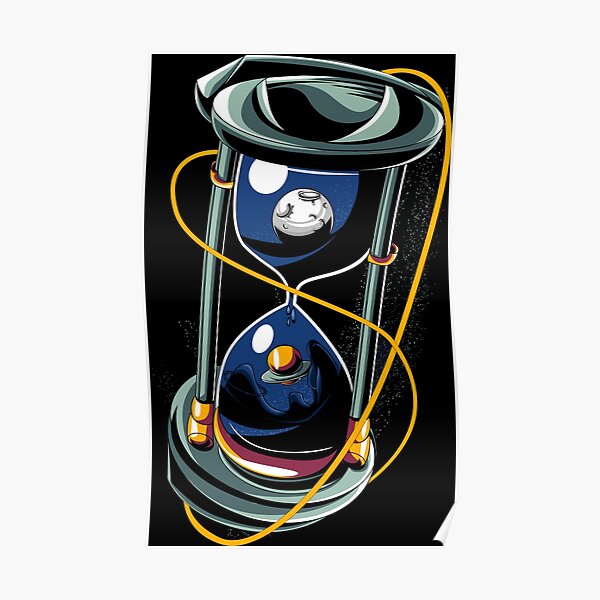 "Hourglass Timer" Poster for Sale by Hirushanavi | Redbubble