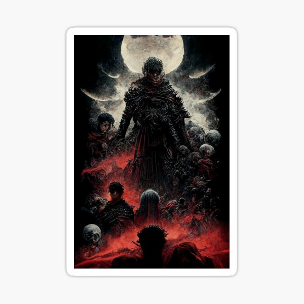 "Sinister Character" Sticker for Sale by Art-Bersek | Redbubble