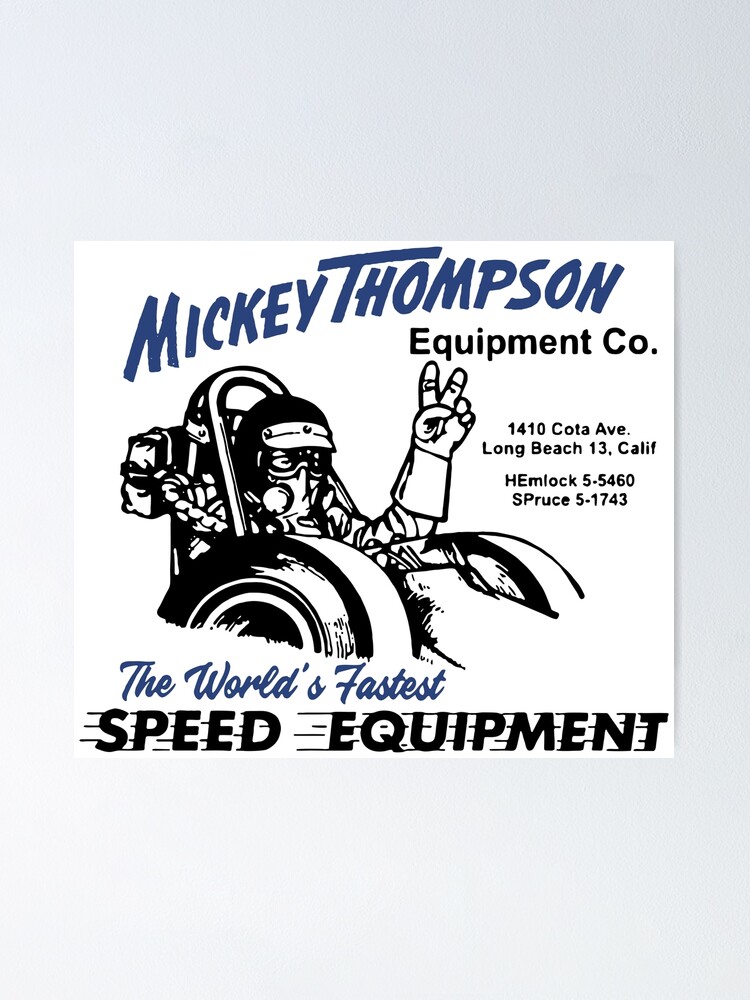 "MICKEY THOMPSON" Poster for Sale by huyiloasera | Redbubble
