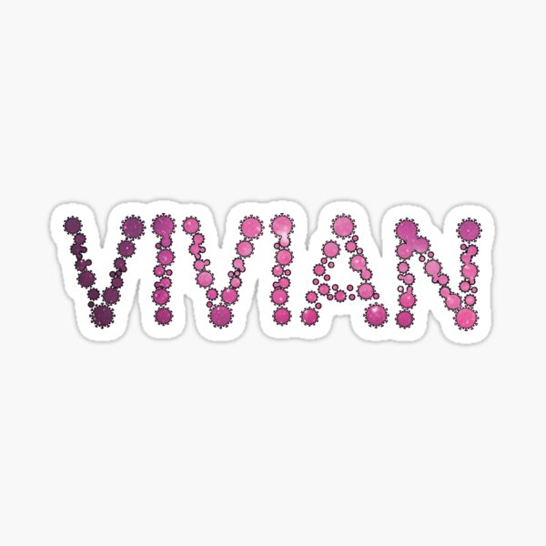 "VIVIAN Name III - My name is VIVIAN - typography name - Galaxy Vibe ...