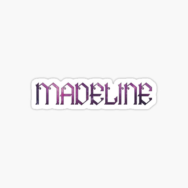 "MADELINE Name I - My name is MADELINE - typography name - Galaxy Vibe ...