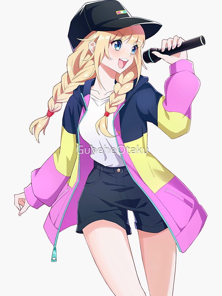 "Kawaii Singer Eiko - ya boy kongming!" Sticker for Sale by GuheheOtaku ...