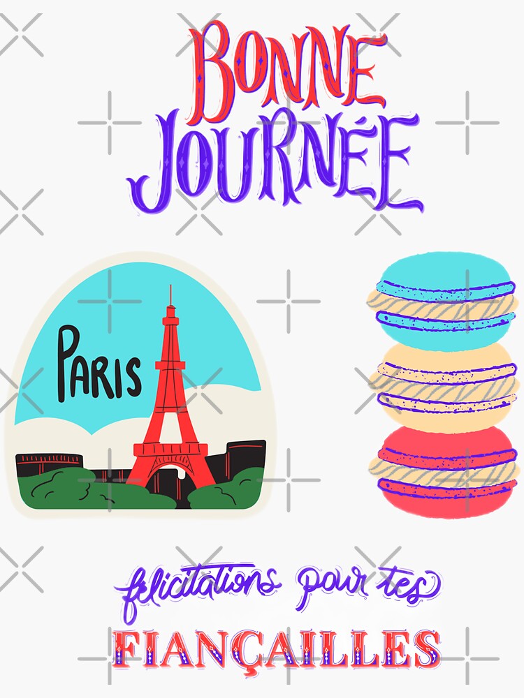 " French sticker pack - popular french theme gifts " Sticker for Sale ...