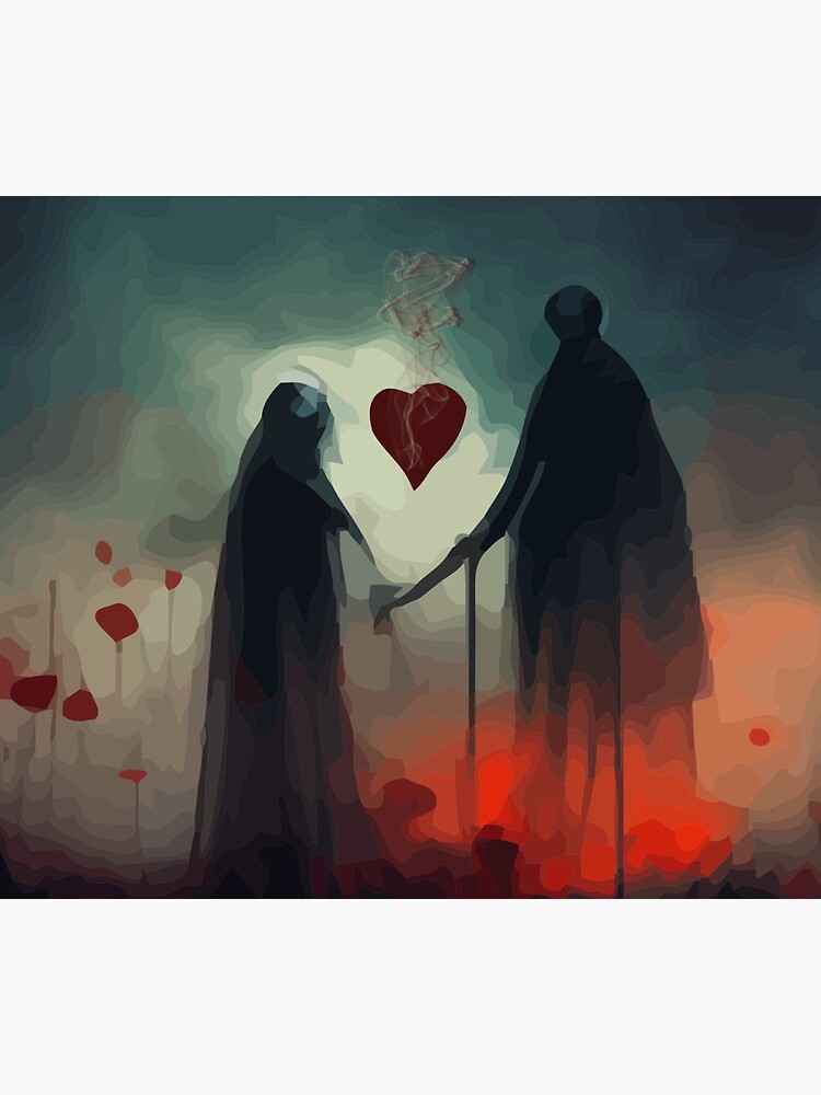 "Incomplete love vector art design" Sticker for Sale by DopeDesign111 ...