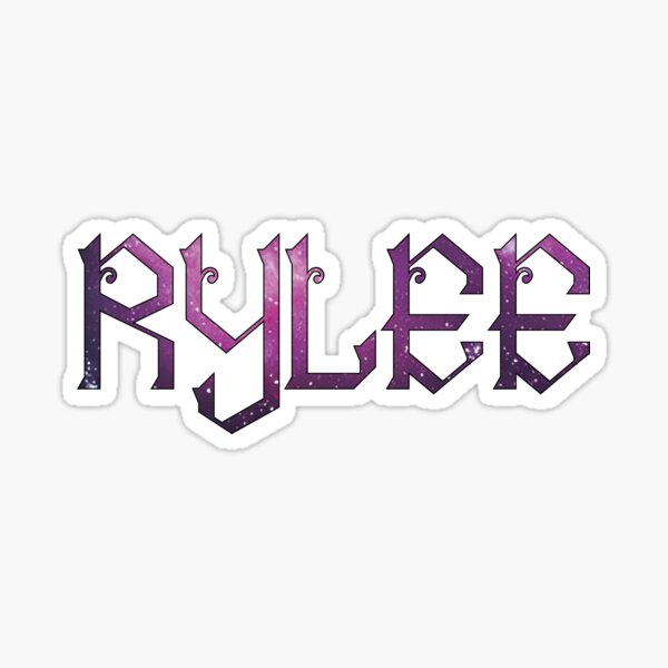 "RYLEE Name I - My name is RYLEE - typography name - Galaxy Vibe ...