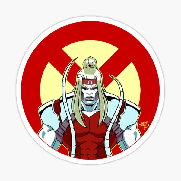 "OMEGA RED" Sticker for Sale by nagaminemaki | Redbubble