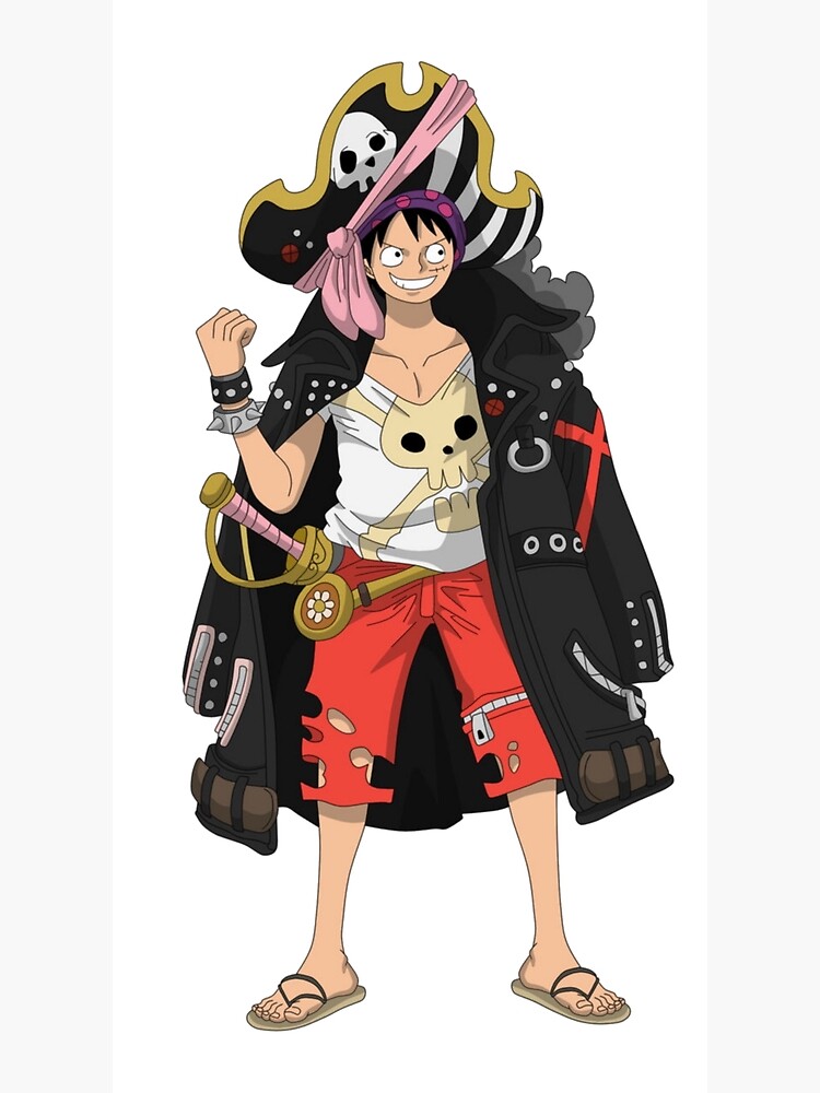 "one piece red luffy" Poster by Noone23 | Redbubble