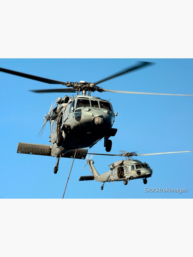 "MH-60S Sea Hawk helicopters in flight." Sticker for Sale by ...