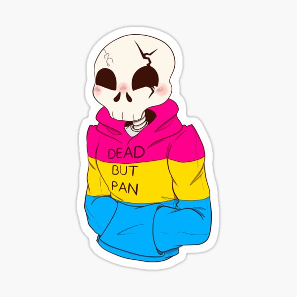 "Dead But Pan" Sticker for Sale by Veinlessart | Redbubble