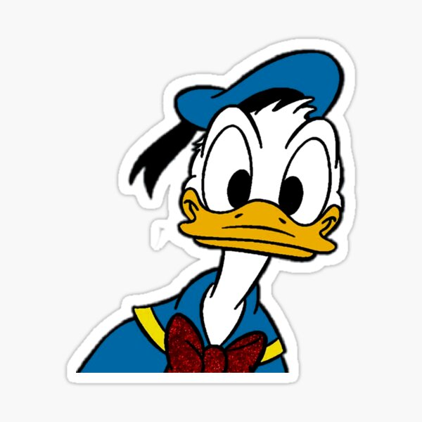 " Donald Duck" Sticker for Sale by Homedecoration6 | Redbubble