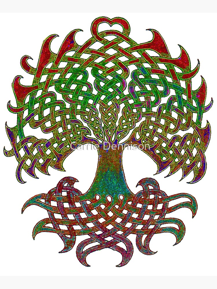 "Celtic Knot Tree of Life" Poster for Sale by dendryad | Redbubble