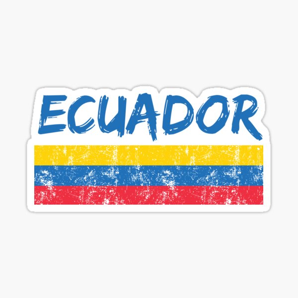 "Ecuador National Flag " Sticker for Sale by jtrenshaw | Redbubble