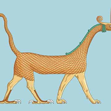 "Mushussu dragon of Ishtar gate" Sticker for Sale by YousifAziz | Redbubble