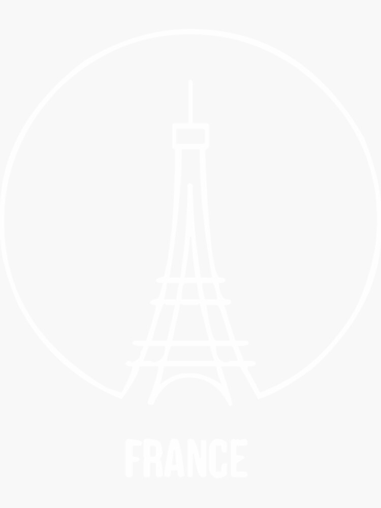 "Paris Logo" Sticker for Sale by MuntiHoan | Redbubble