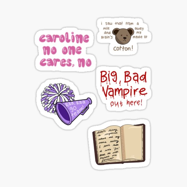 "Damon sticker pack Sticker" Sticker for Sale by ediebrandyz | Redbubble