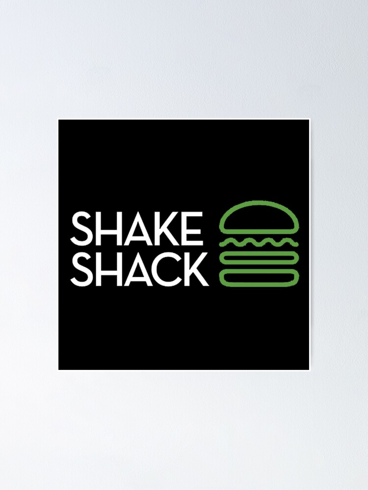 "Simple Shake Shack Design" Poster for Sale by uneidana | Redbubble