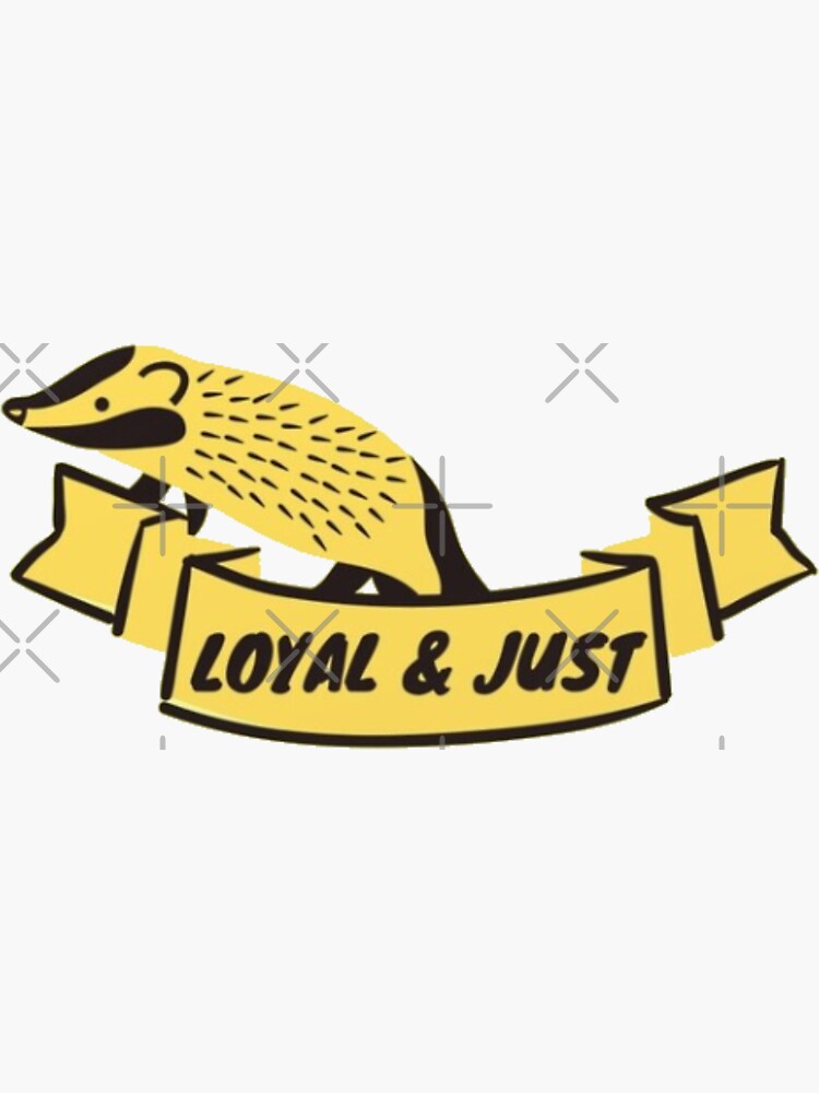 "Loyal and Just" Sticker for Sale by BuyAndGoneAlley | Redbubble