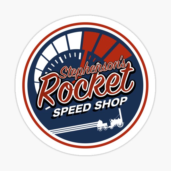 "Stephenson's Rocket" Sticker for Sale by TheRailStation | Redbubble